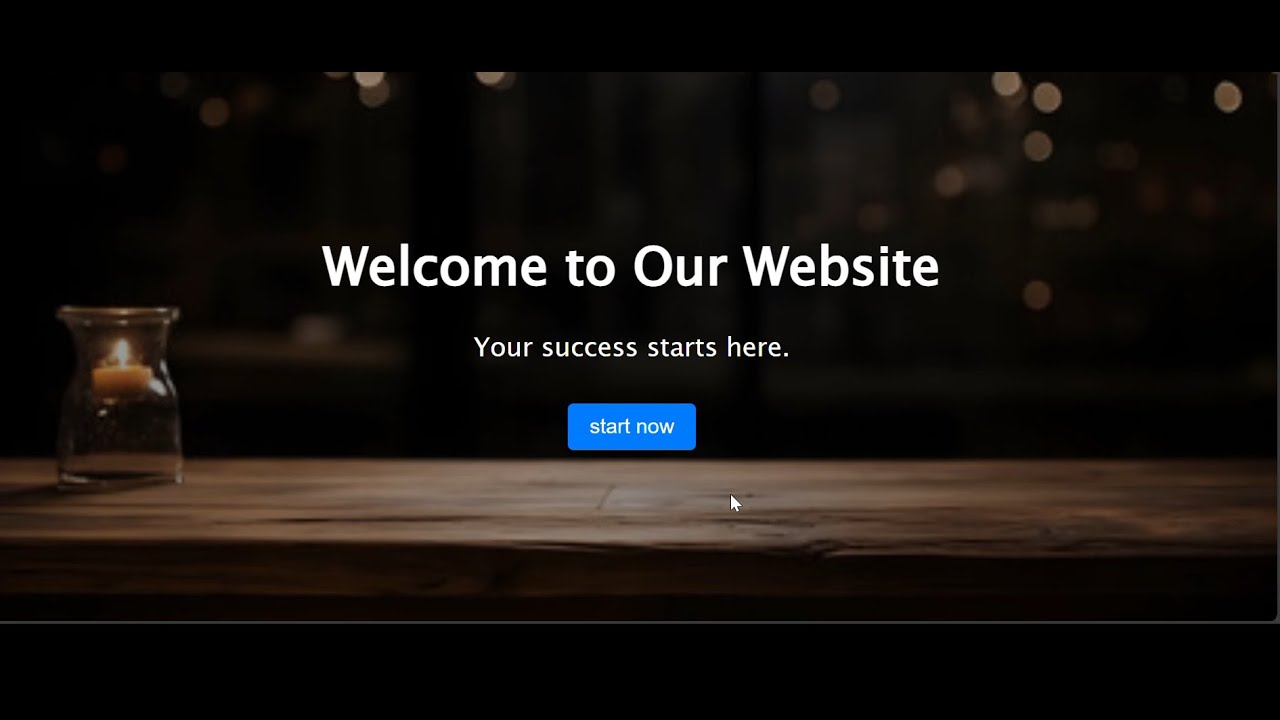 adding text over an image background in your website using html and css ...
