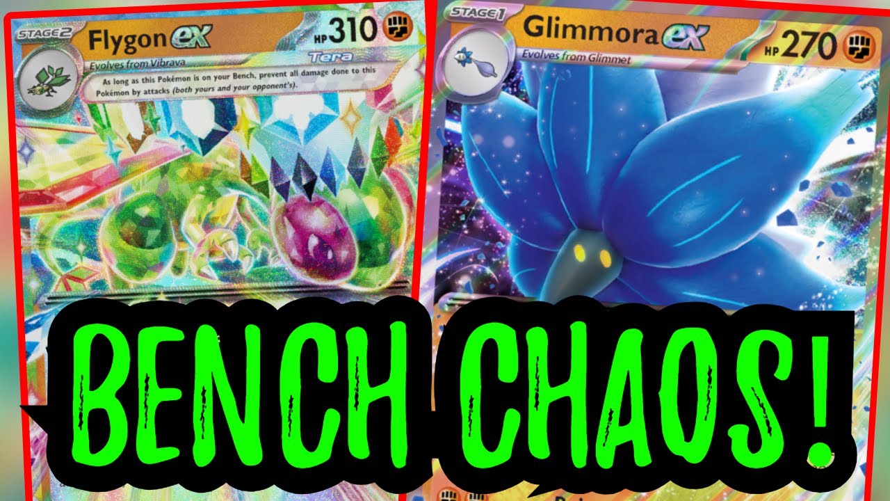 Create BENCH CHAOS with Flygon ex and Glimmora ex! Pokemon TCG Live ...