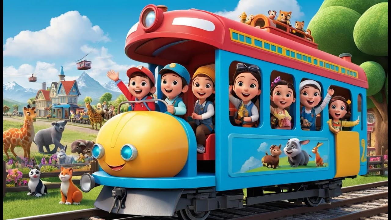 The Wheels on the Train | Fun and Engaging Song about Trains and l ...
