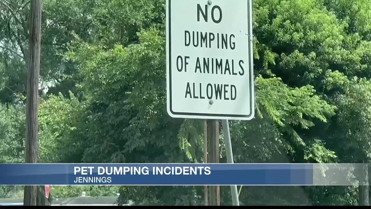 Jeff Davis Parish officials warn against pet dumping - YouTube
