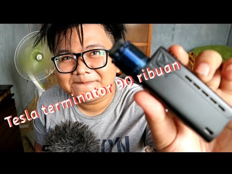 unboxing Vape Tesla terminator ala tokped - YouTube