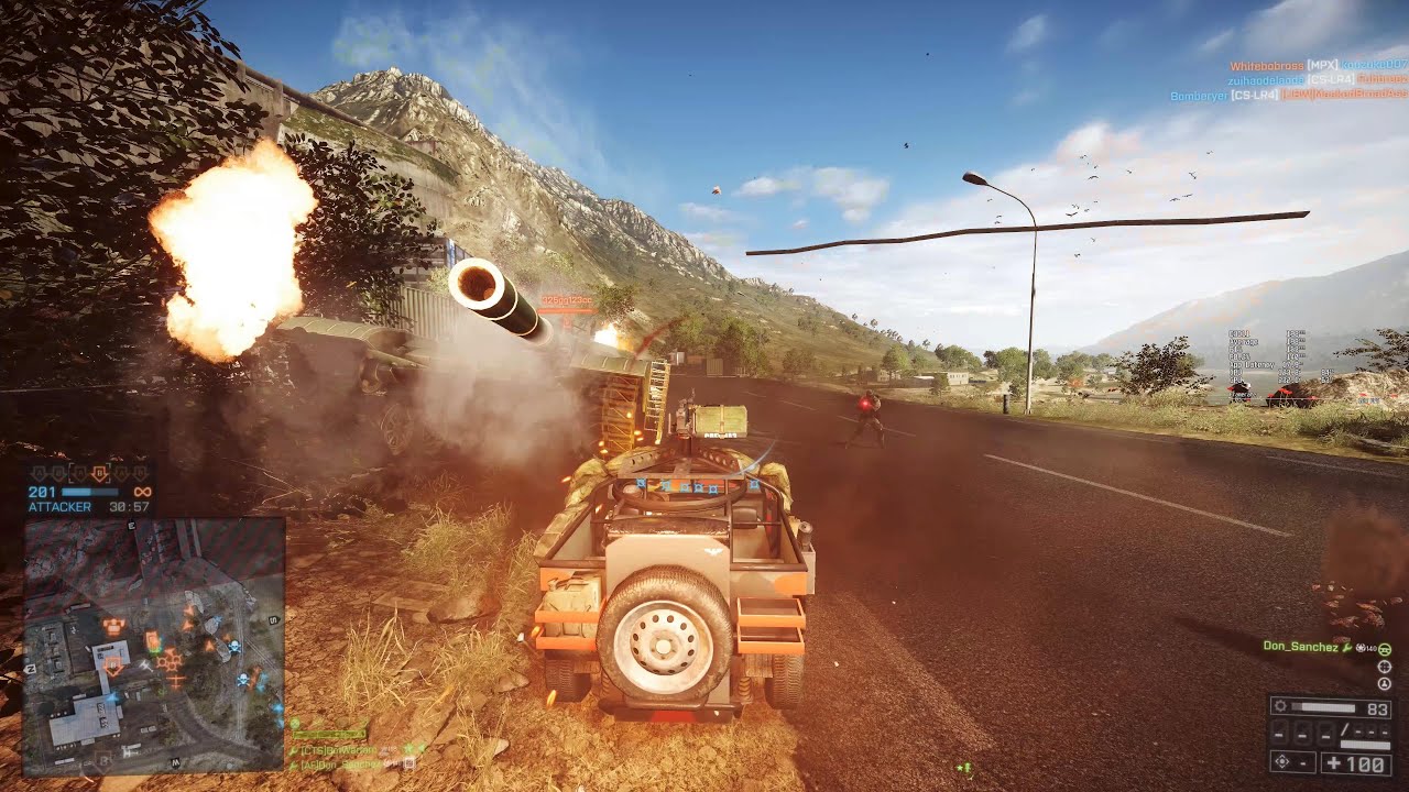 [BF4] Wrecking havoc on the enemy tanks on Lancang Dam Rush - YouTube