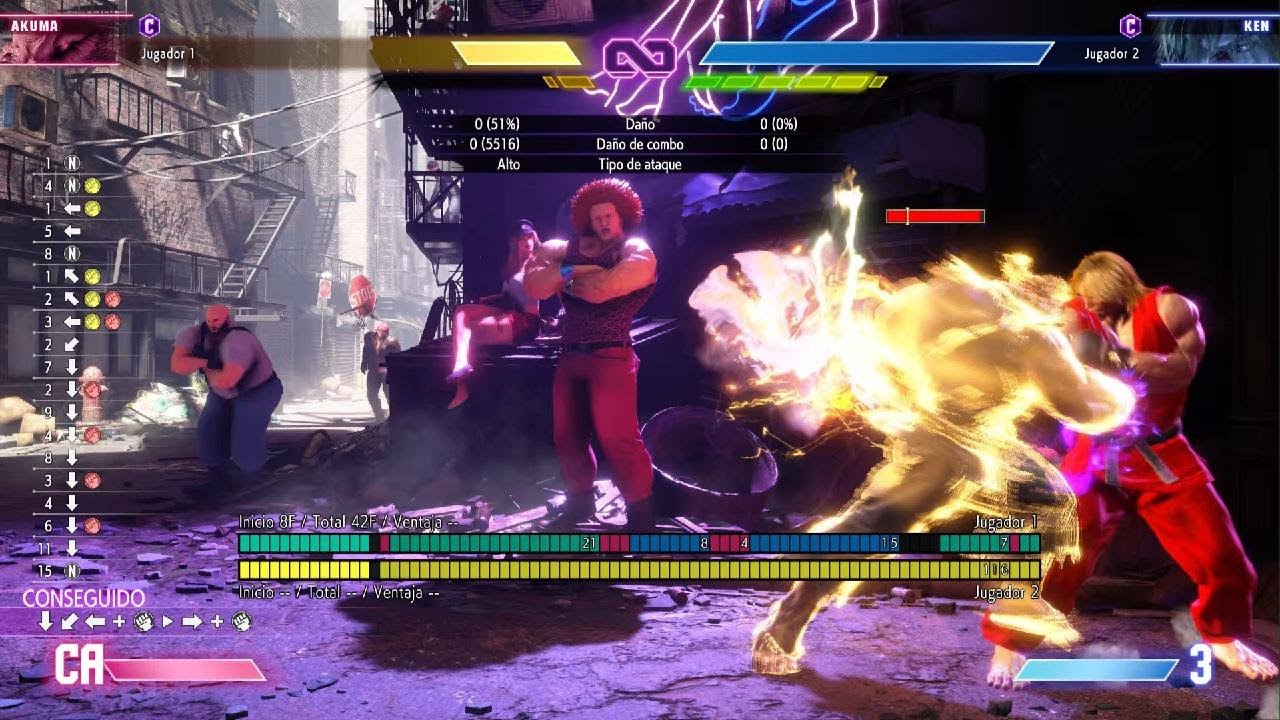 sf6 akuma good semioptimal combo - YouTube