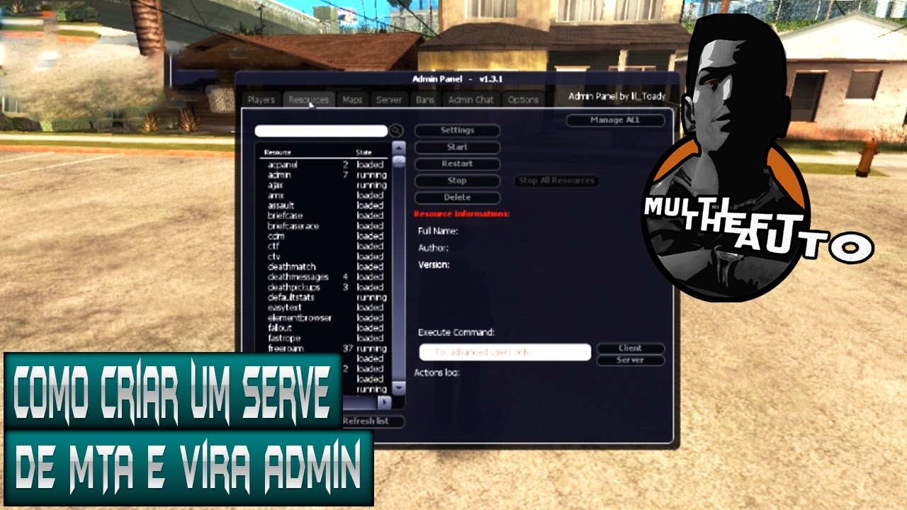 [MTA #EP20] - Como Criar Um Server De MTA e Vira Admin - YouTube