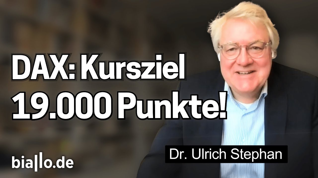 Dax außer Rand und Band: "Rücksetzer sind Kaufgelegenheiten!" – Ulrich ...
