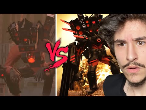 ORİJİNAL skibidi toilet VS skibidi toilet ÇOKLU EVREN (Tepki)