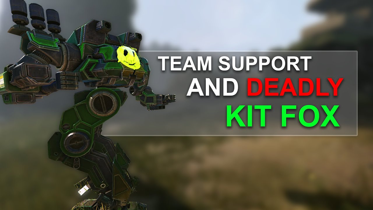 SUPER Support Mech that Packs a PUNCH! - Mechwarrior Online (Kit Fox ...