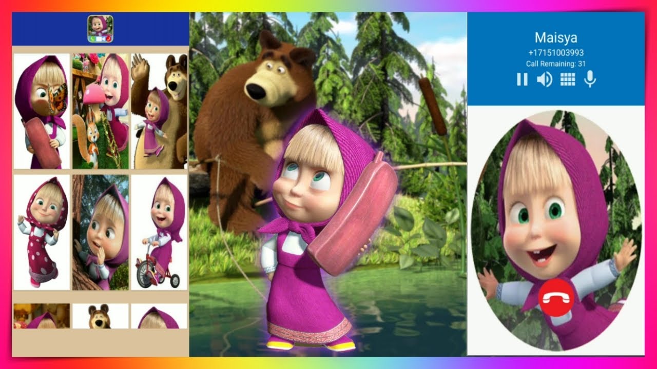 Masha y el Oso Video llamada y Chat broma divertida para jugar 😄 - YouTube