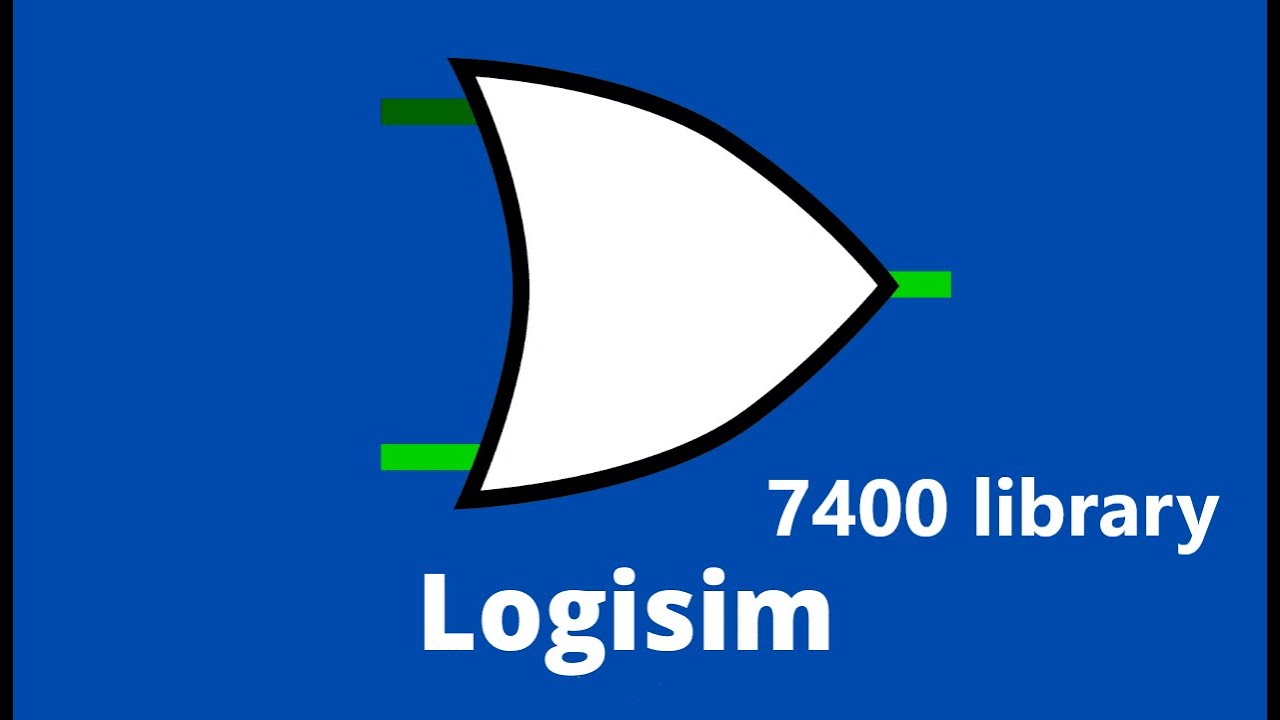Logisim 7400 Library Tutorial - YouTube