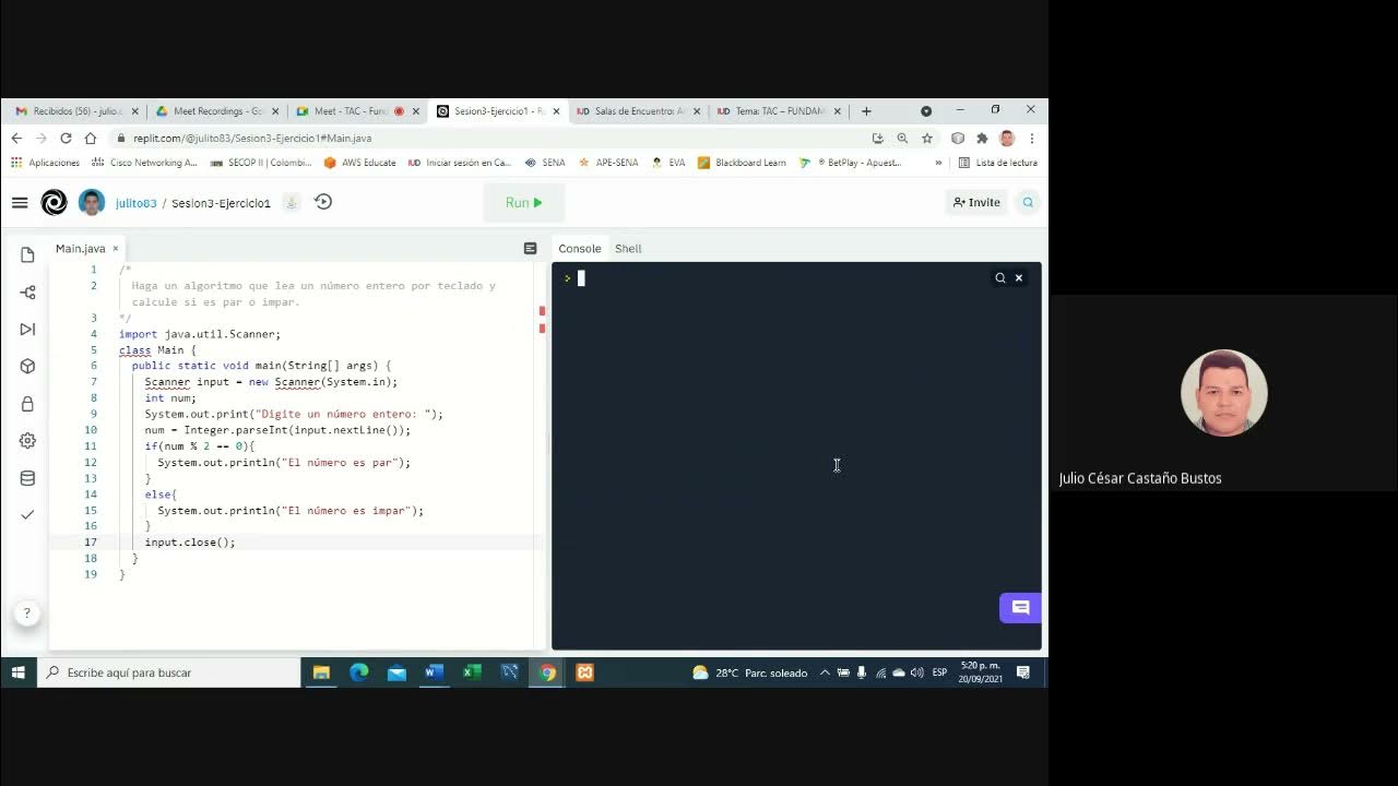TAC Fundamentos de programación en JAVA 2021 - YouTube