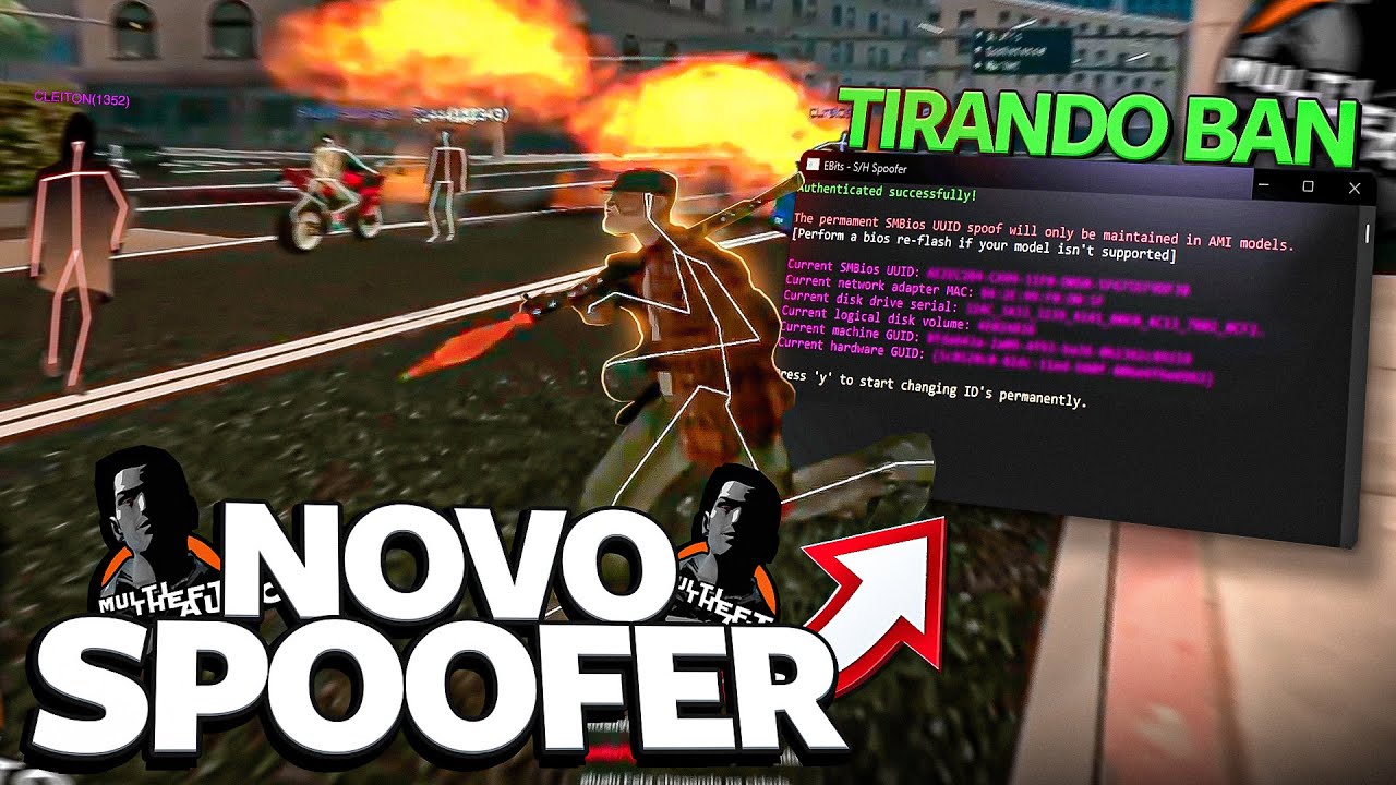 NOVO SPOOFER PARA MTA RP (TIRE SEU BAN EM TODOS OS SERVIDORES) - YouTube