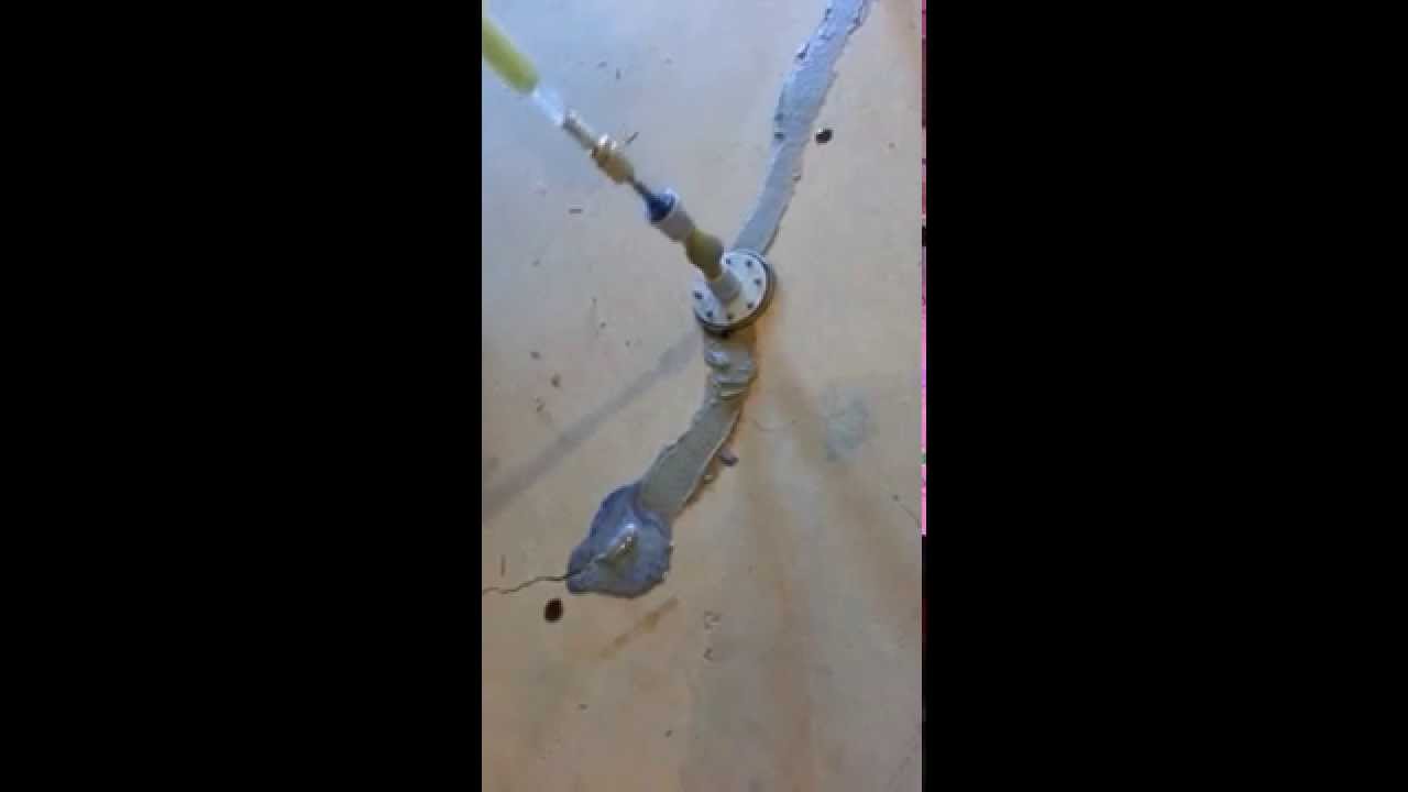 Epoxy Injection using T-Port - YouTube