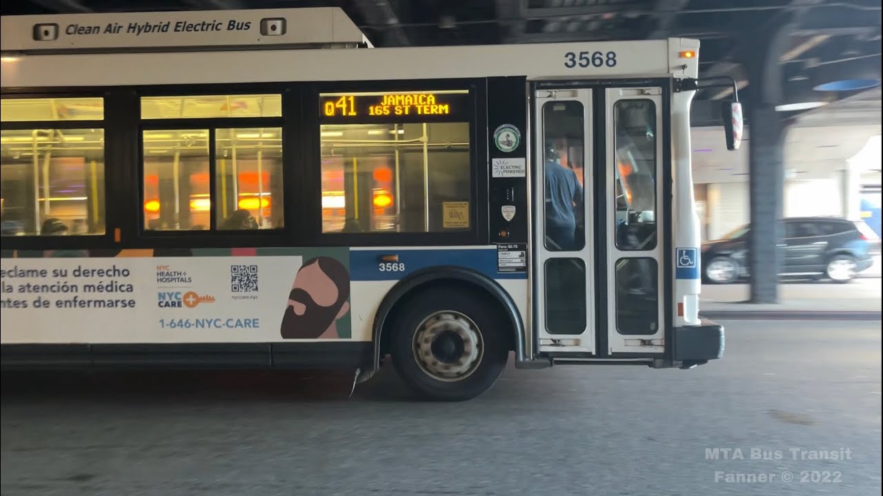 MTA Bus: 2006 Orion VII OG HEV 3568 Q41 - YouTube