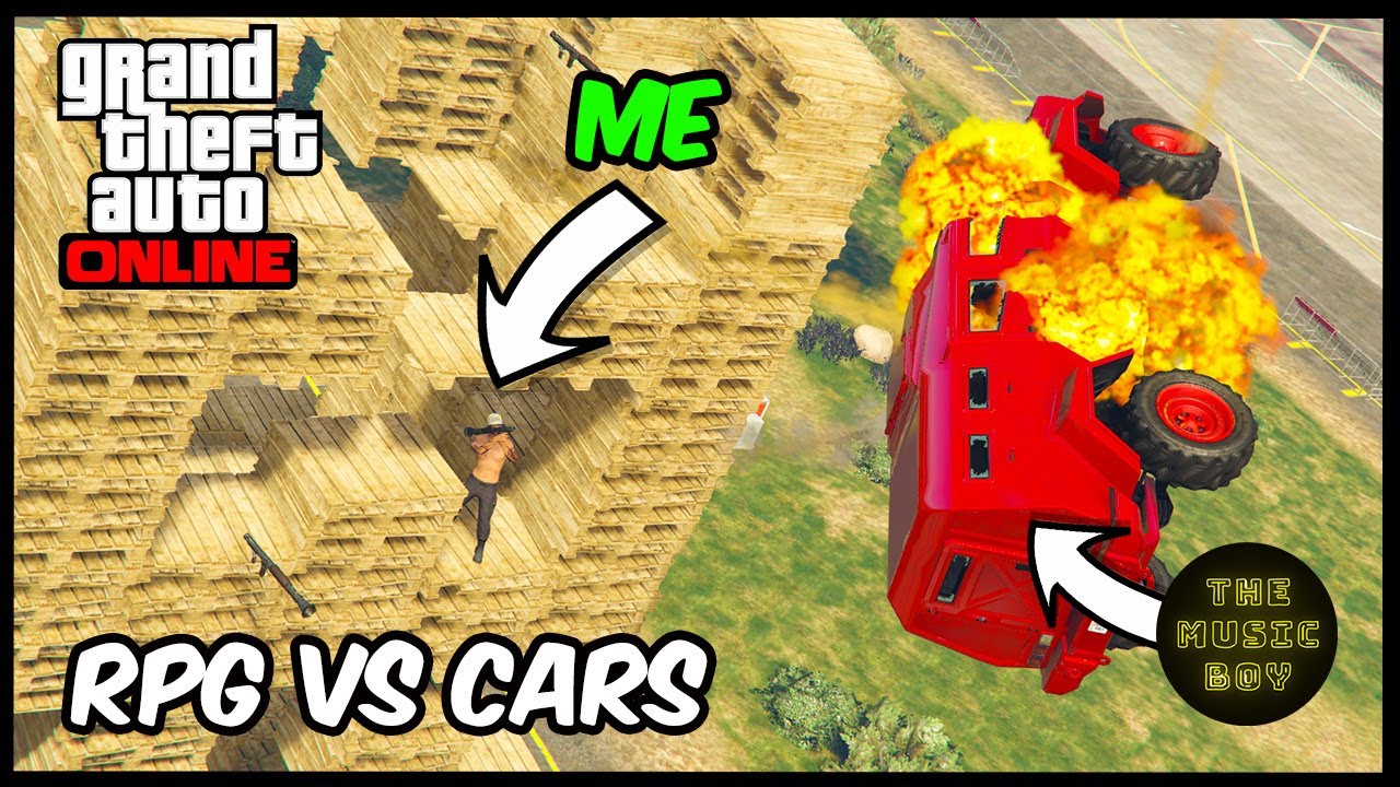Pro Level RPG VS CARS : GTA5 ONLINE #pokerface #gtavonline - YouTube