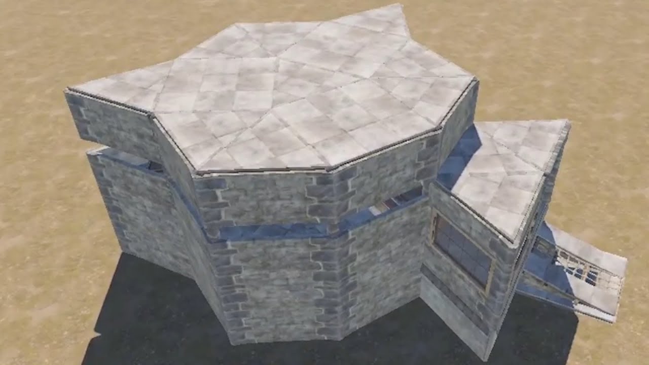 Rust Simple Bunker Starter Base Design 2022 (SOLO) "How to Build" - YouTube