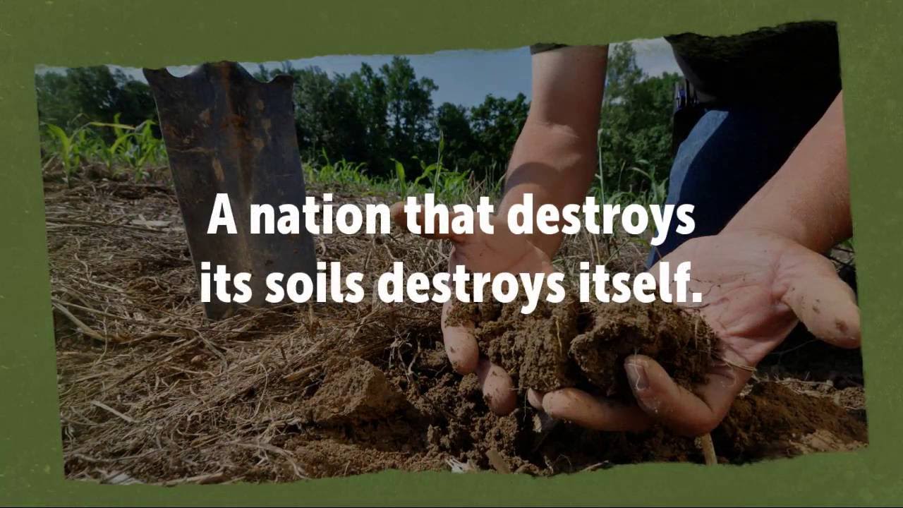 A nation that destroys its soils destroys itself - YouTube