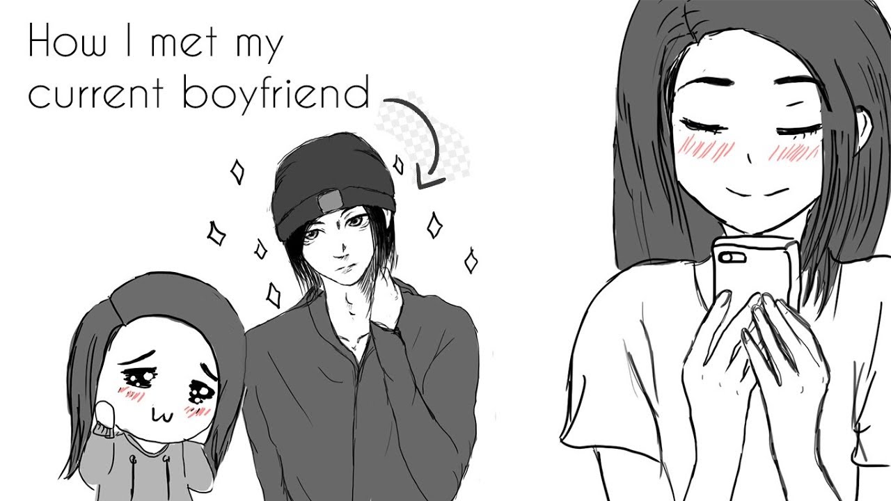 How I met my current boyfriend Animation story - YouTube
