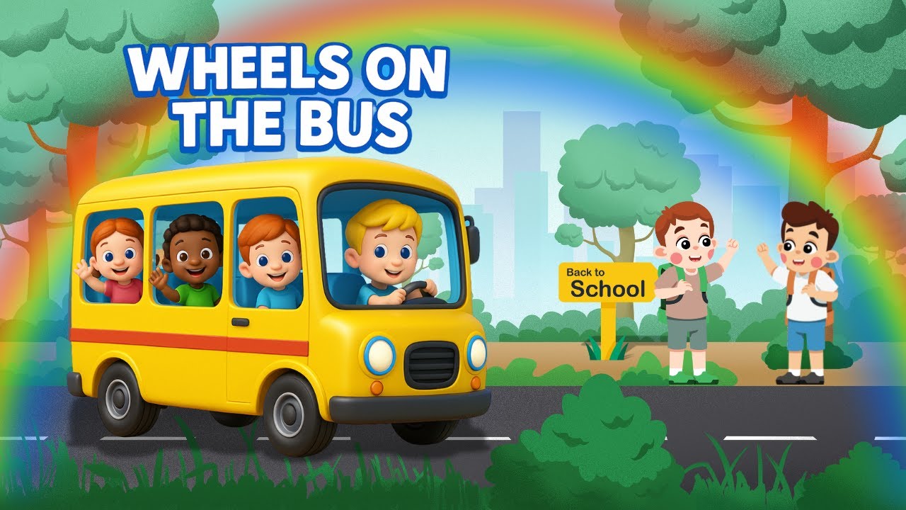 🎉 Wheels on the Bus Party Song! | Nursery Rhyme Fun | Story Time For ...