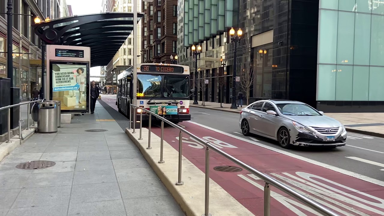 CTA New Flyer D40LF Bus 1721 On Rt 60 Blue Island/26th - YouTube