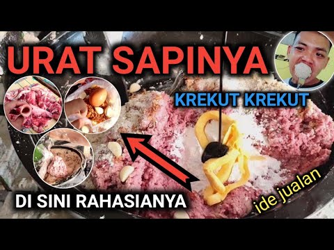 JOHAN BONGKAR!!! RESEP BAKSO KASAR URAT SAPI KENYAL KREKUT