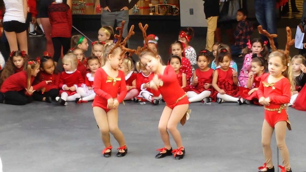 Mandy Dancing to Rudolph - YouTube