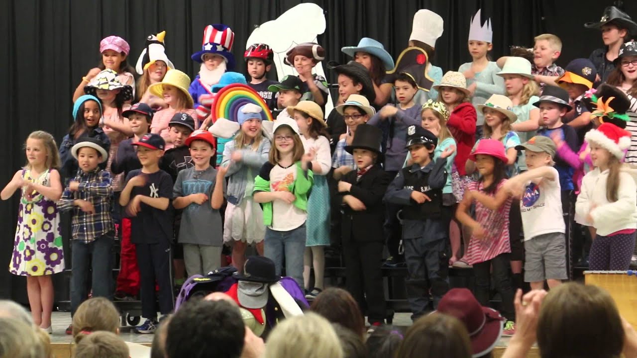 2nd grade Musical- HATS! April 28, 2015 (Alexis, 8 years old) - YouTube