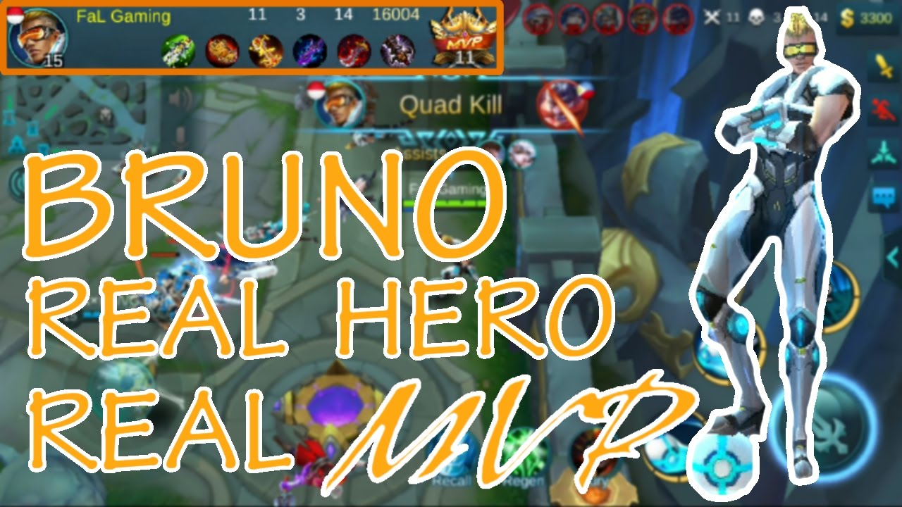 MOBILE LEGEND : BRUNO | HERO | MVP - YouTube