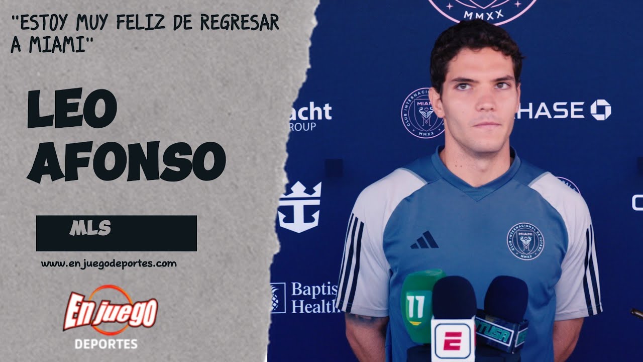 INTER MIAMI VS COLORADO RAPIDS LEO AFONSO Conferencia Pre Partido - YouTube