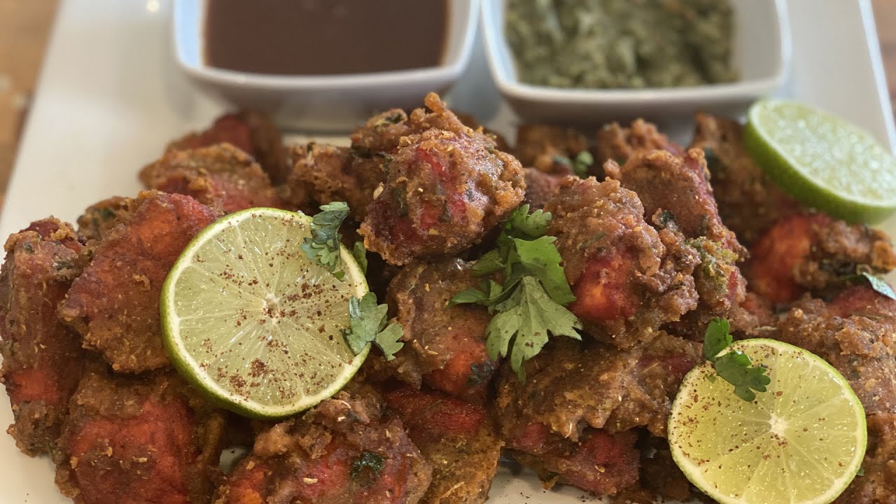 Tandoori Chicken Pakora | Chicken Pakora Recipe | How to make crispy ...