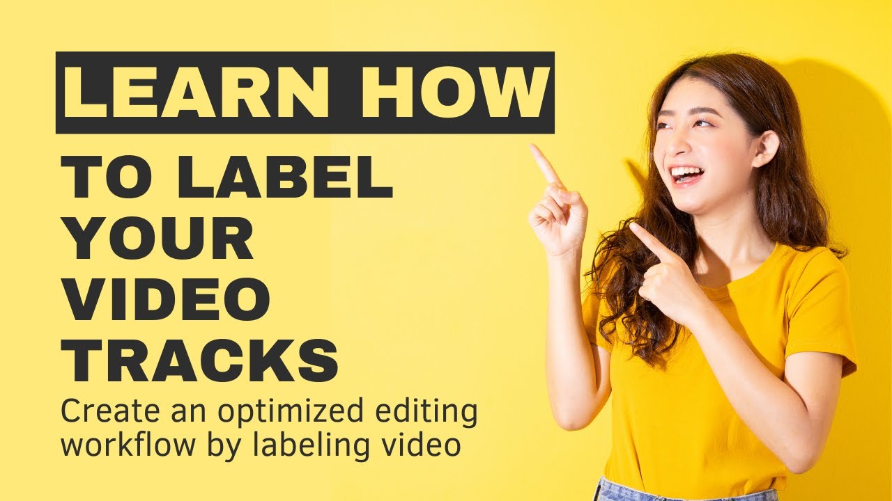 Learning Premiere Pro: Labeling Video Tracks - YouTube