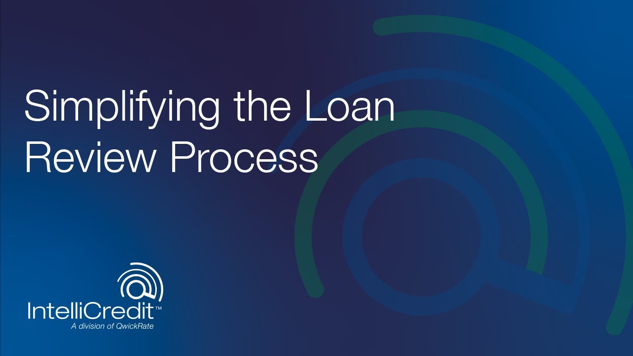 How Technology Simplifies The Loan Review Process - YouTube