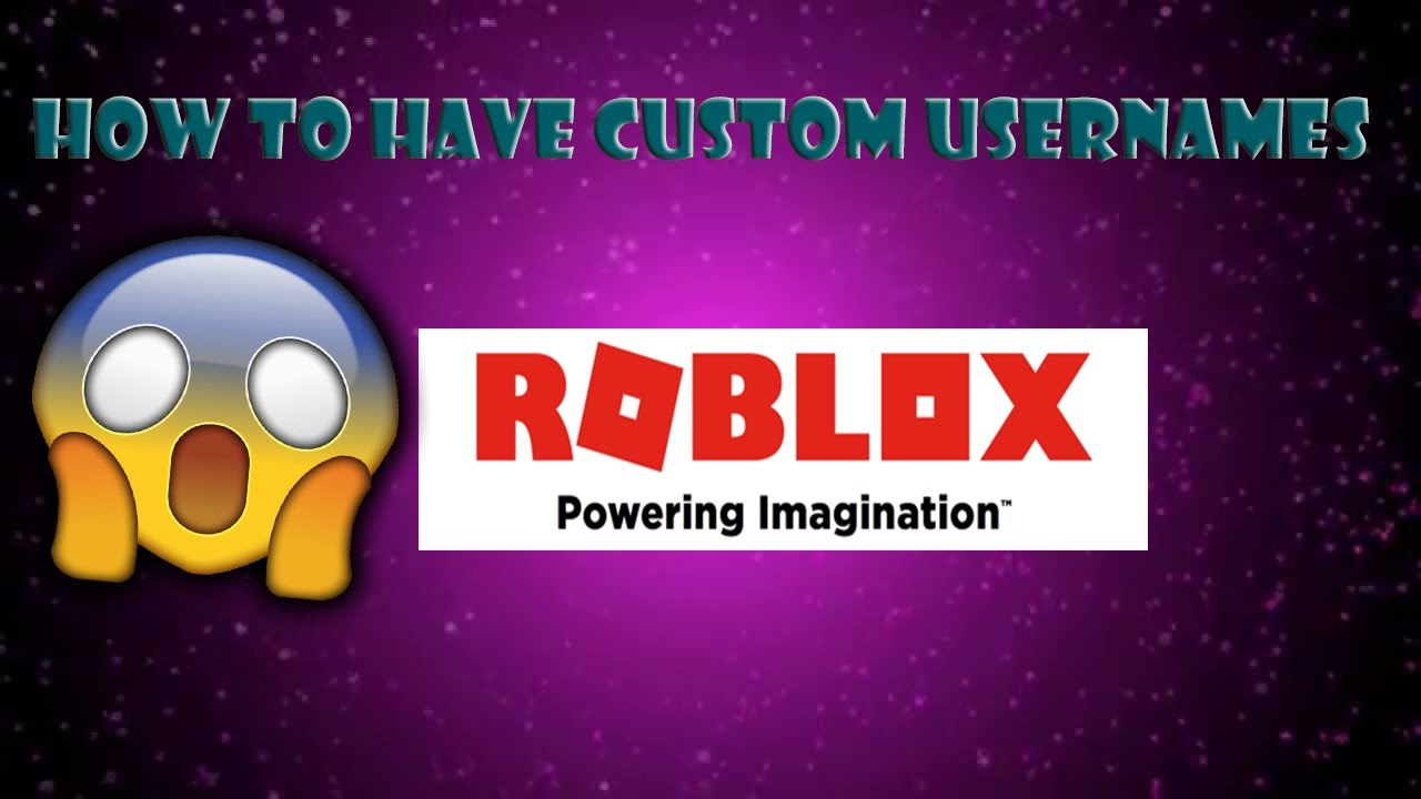Roblox - HOW TO HAVE CUSTOM USERNAMES! - YouTube
