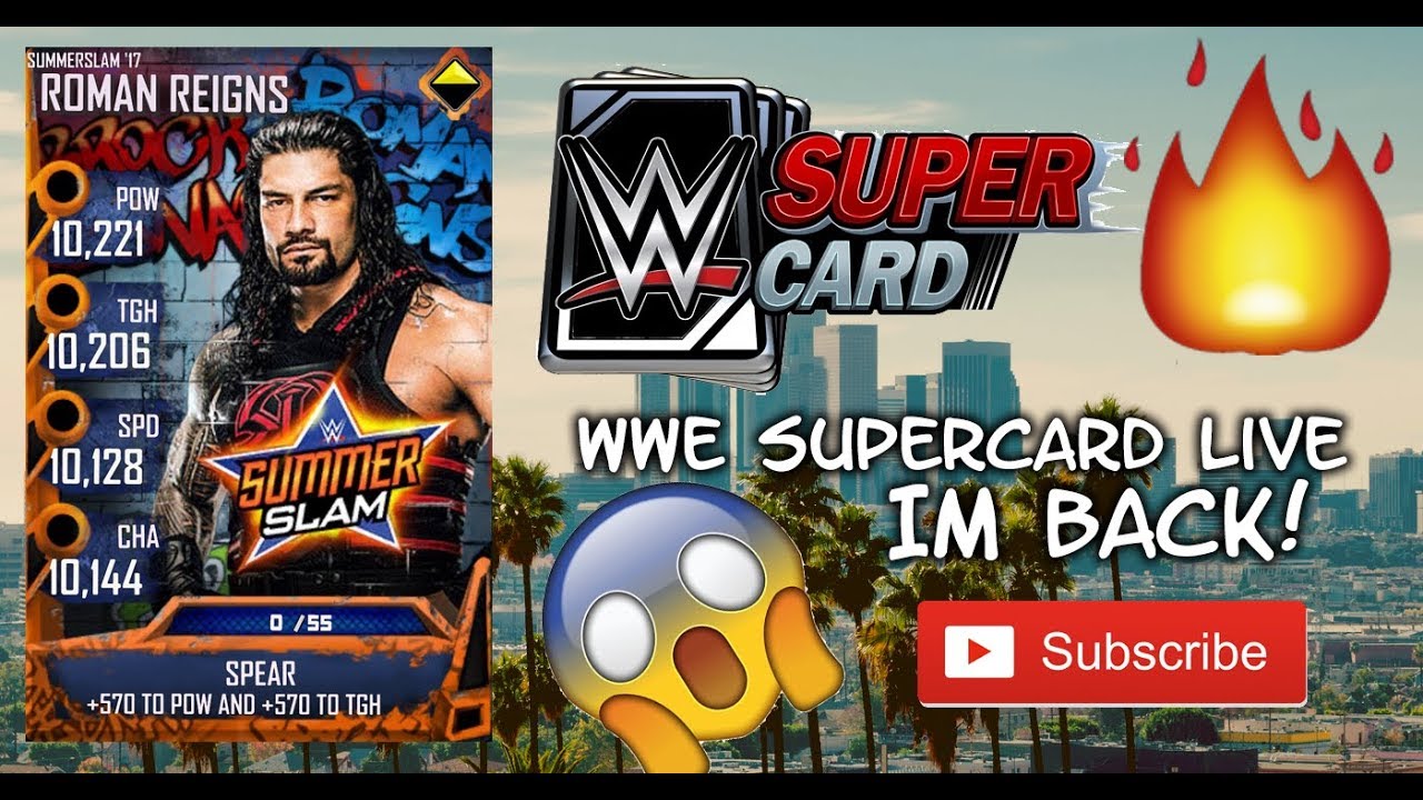 🛑WWE SUPERCARD LIVE STREAM! ROMAN REIGNS SS17 & KOTR REWARDS FINALS ...