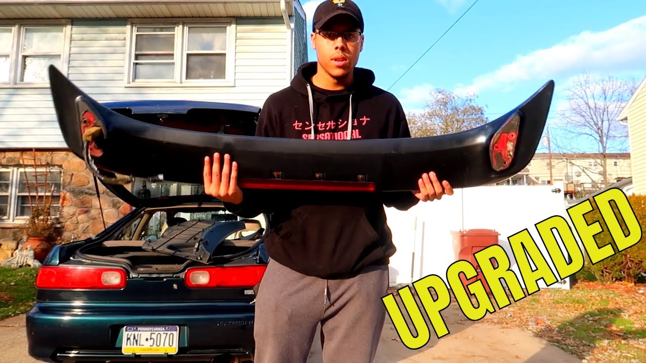 INSTALLING TYPE R WING (upgraded) - YouTube