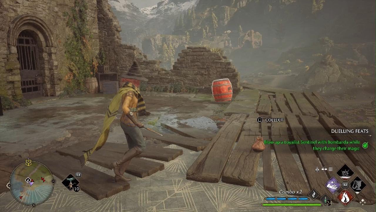 You died - Hogwarts Legacy - Explosion Physics and Ragdoll - YouTube