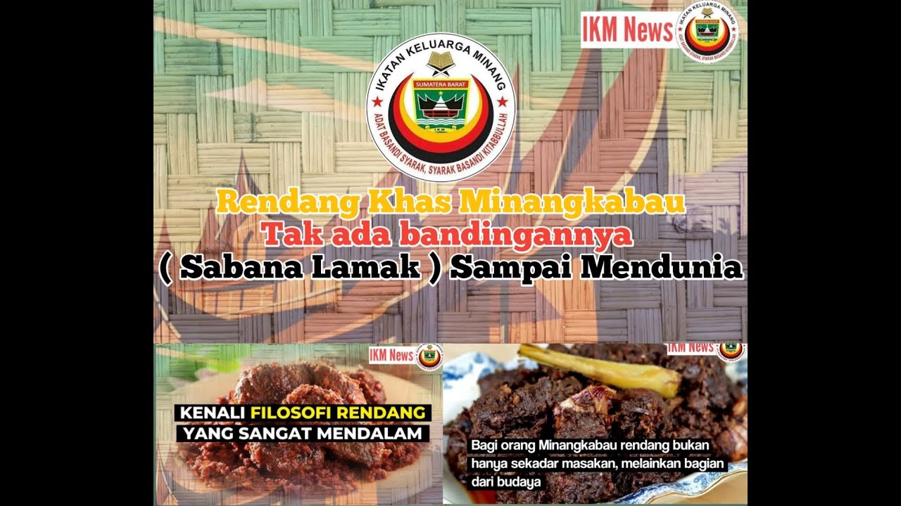 Filosofi Rendang Bagi Orang Minang Kabau Rendang Bukan hanya sekedar ...