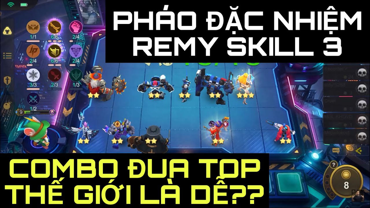 MLBB | ĐUA TOP THẾ GIỚI LÀ DỄ?? COMBO AUTO TOP MAGIC CHESS REMY SKILL 3 ...
