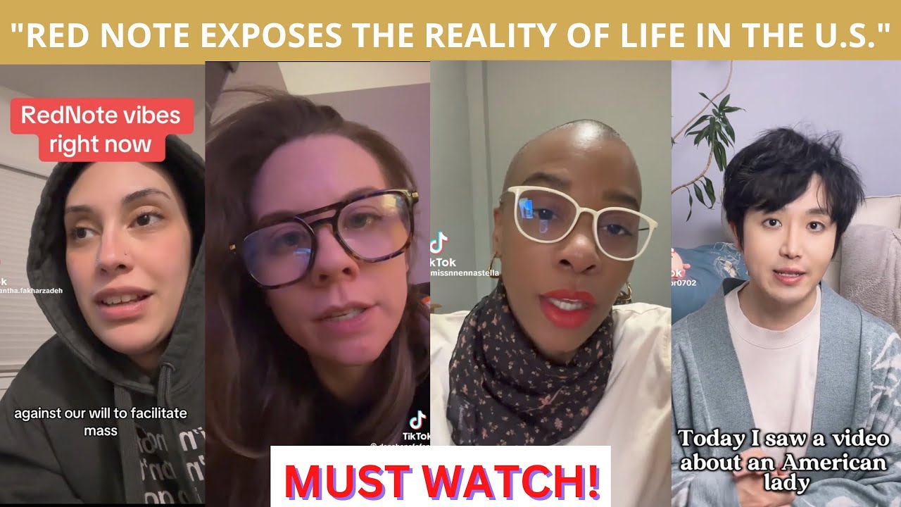 Red Note App Exposes The U.S. Third World Reality To TikTok Refugees ...