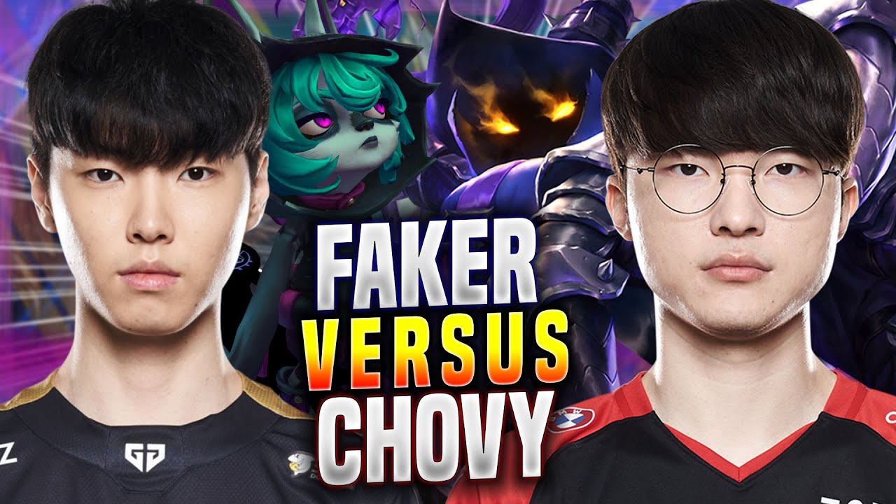 FAKER vs CHOVY 🔥THE GODS BATTLE!🔥 - T1 Faker Plays Veigar MID vs GEN ...
