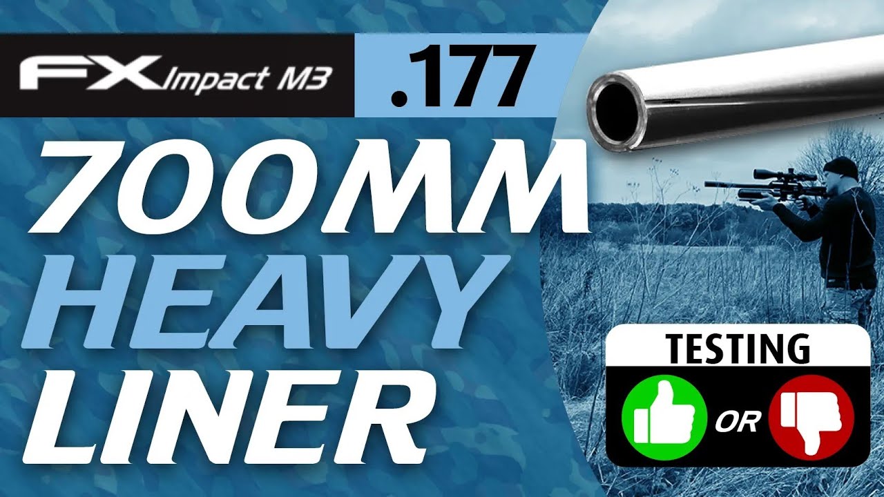700 mm HEAVY LINER tested in the FX Impact M3 - YouTube