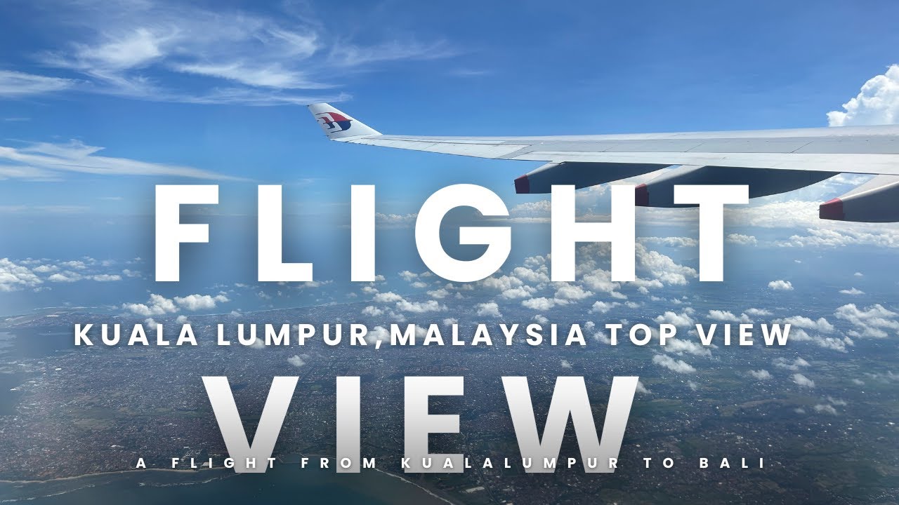 Kuala Lumpur to bali flight view #bali #flight #trip #aeroplane - YouTube