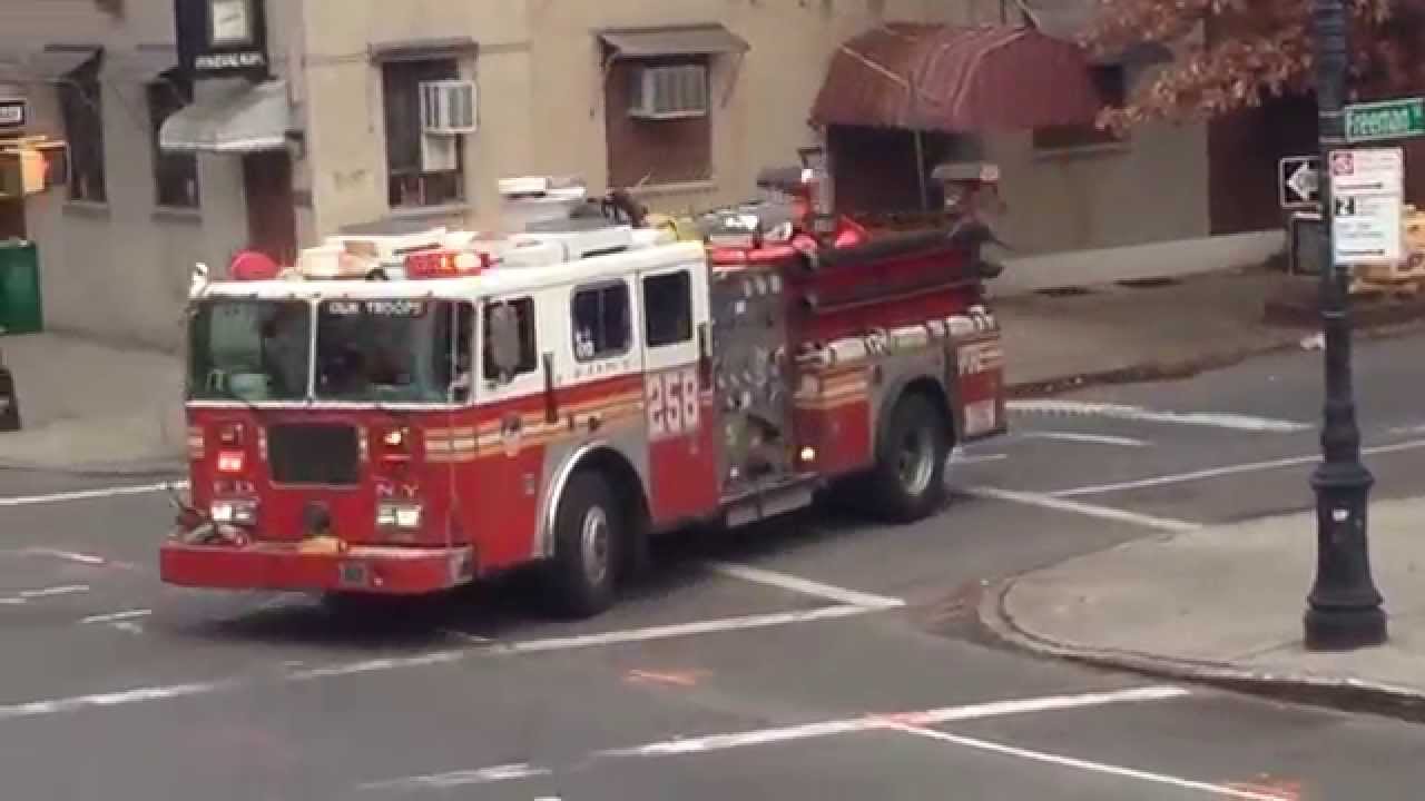FDNY - Engine 258 (Spare) Responding - YouTube