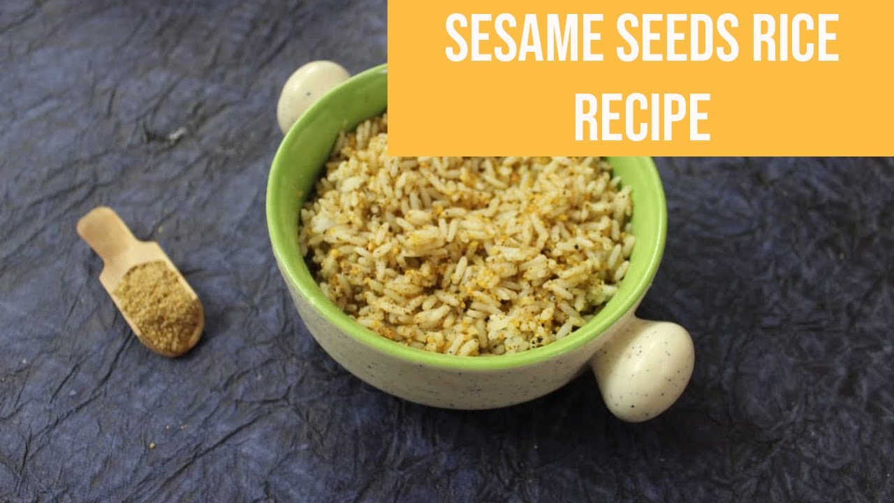 Sesame Rice Recipe For Kids [Iron Rich Sesame Powder For Rice] - YouTube