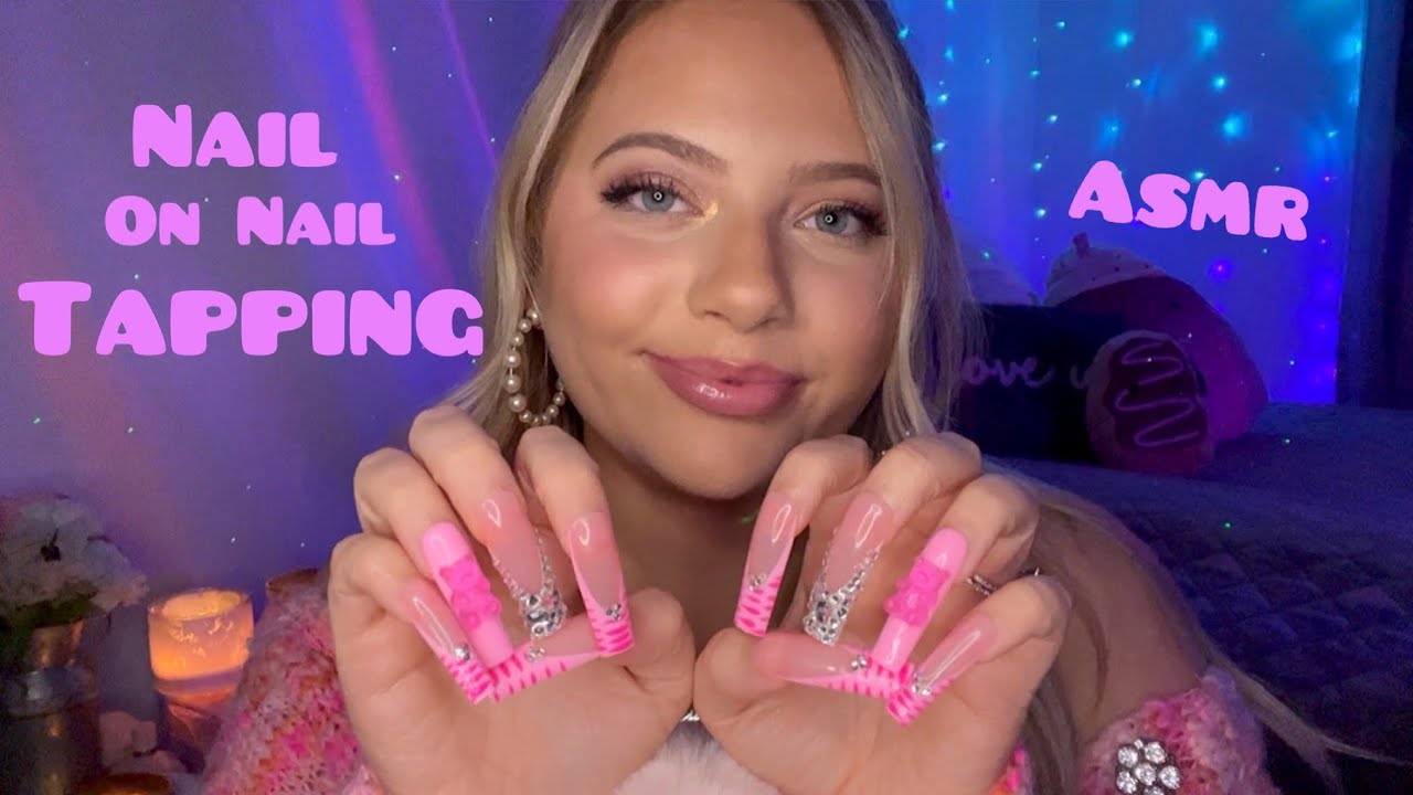Asmr Nail Tapping & Clacking with XXL Long Nails 💖 - YouTube