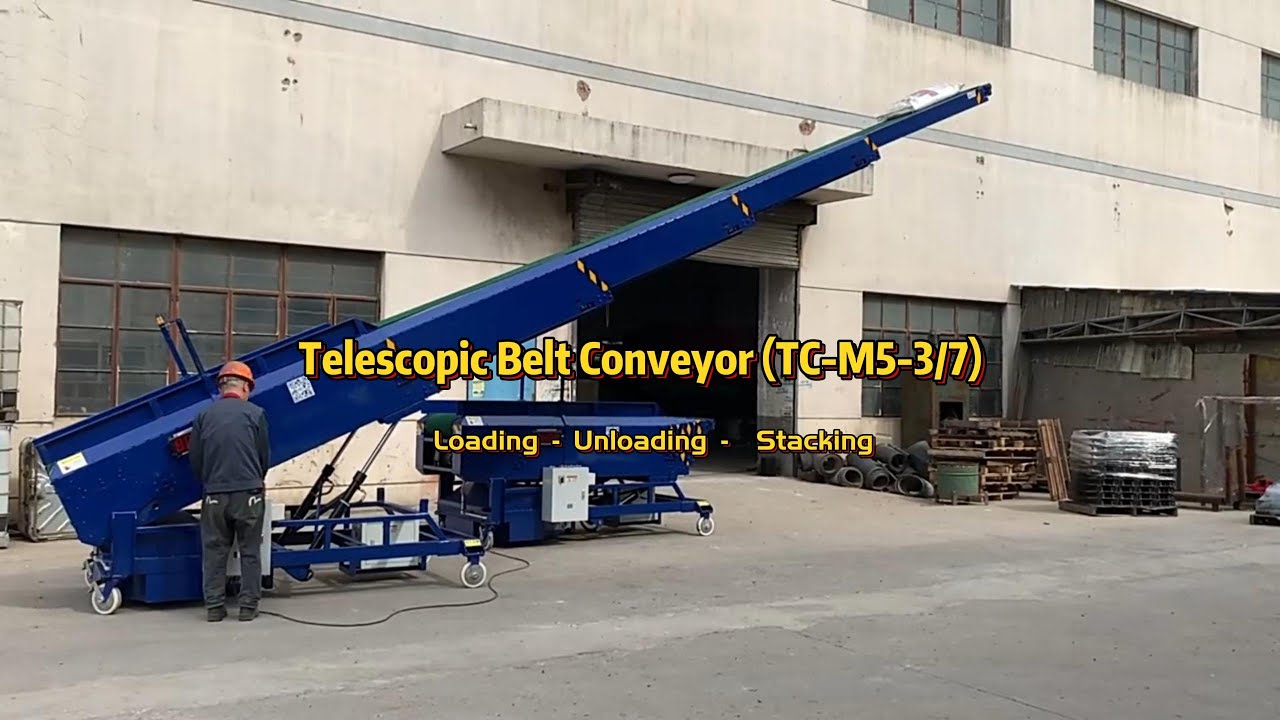 TC-M5-3/7 Telescopic Belt Conveyor for Truck Loading Unloading and ...