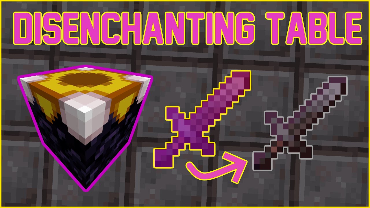 Disenchanting Table (Mcreator 2021.1) - YouTube