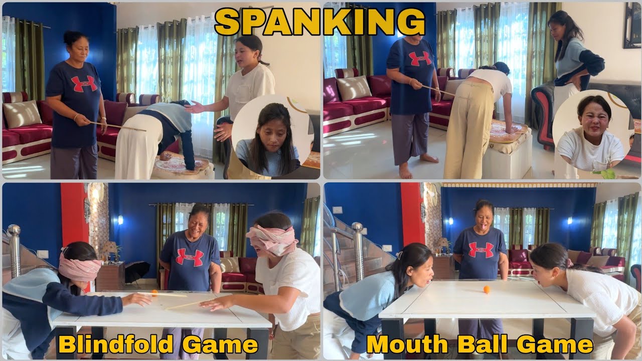 Spenking & Blindfold Game / Funny Video / priyasheetalgamez - YouTube