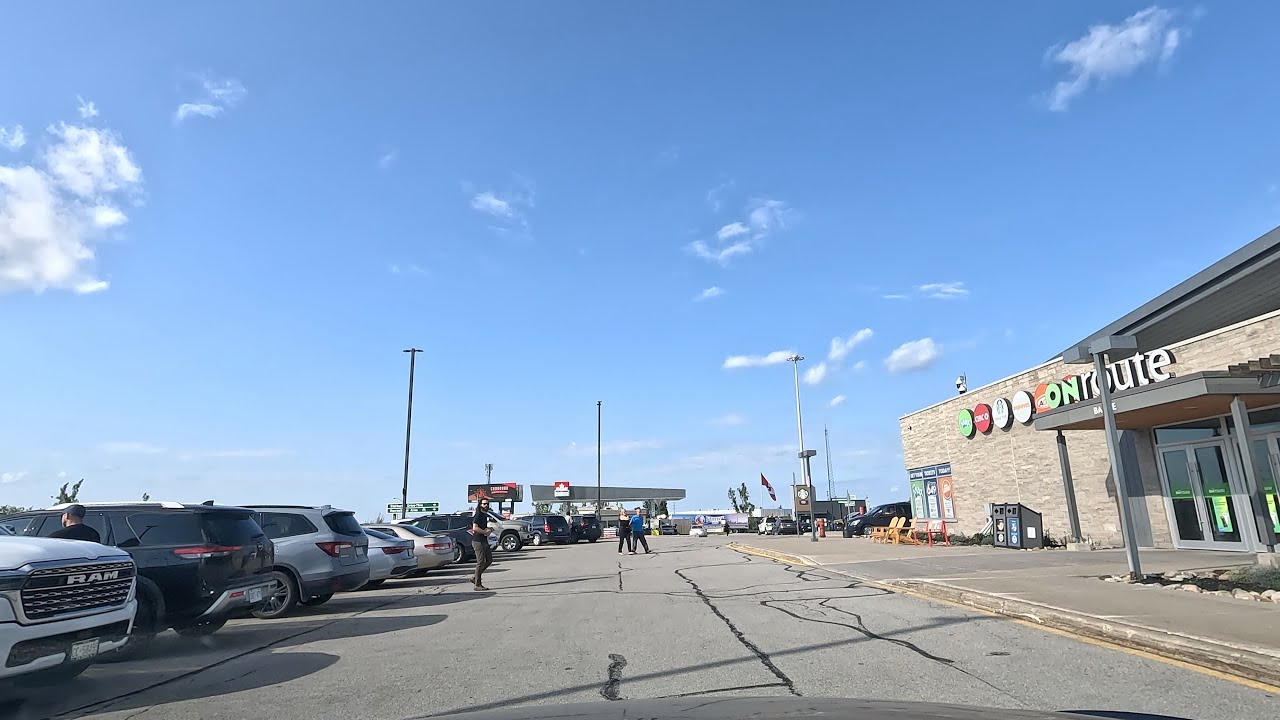 Ontario 4k 🇨🇦2025 | From Toronto to Barrie ONroute Service Centre - YouTube