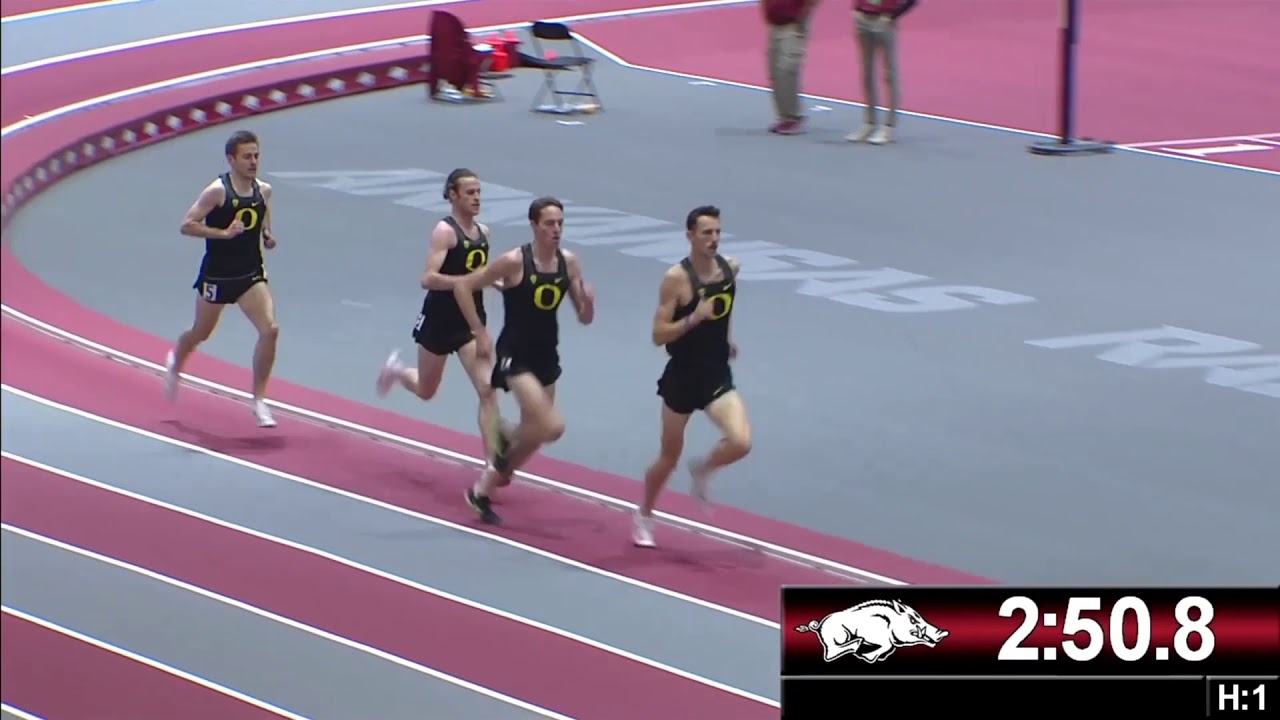 Men's Mile Collegiate Record 3:50.39: Cooper Teare, Oregon @ 2021 Tyson ...