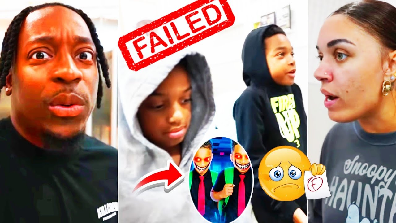The Prince Family | DJ and Kyrie Evil Twins failed summer school - YouTube